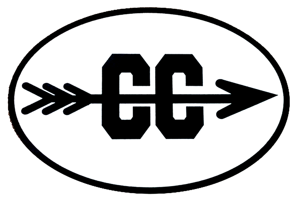 Cross Country Arrow Colored Oval Decal – gorunusa